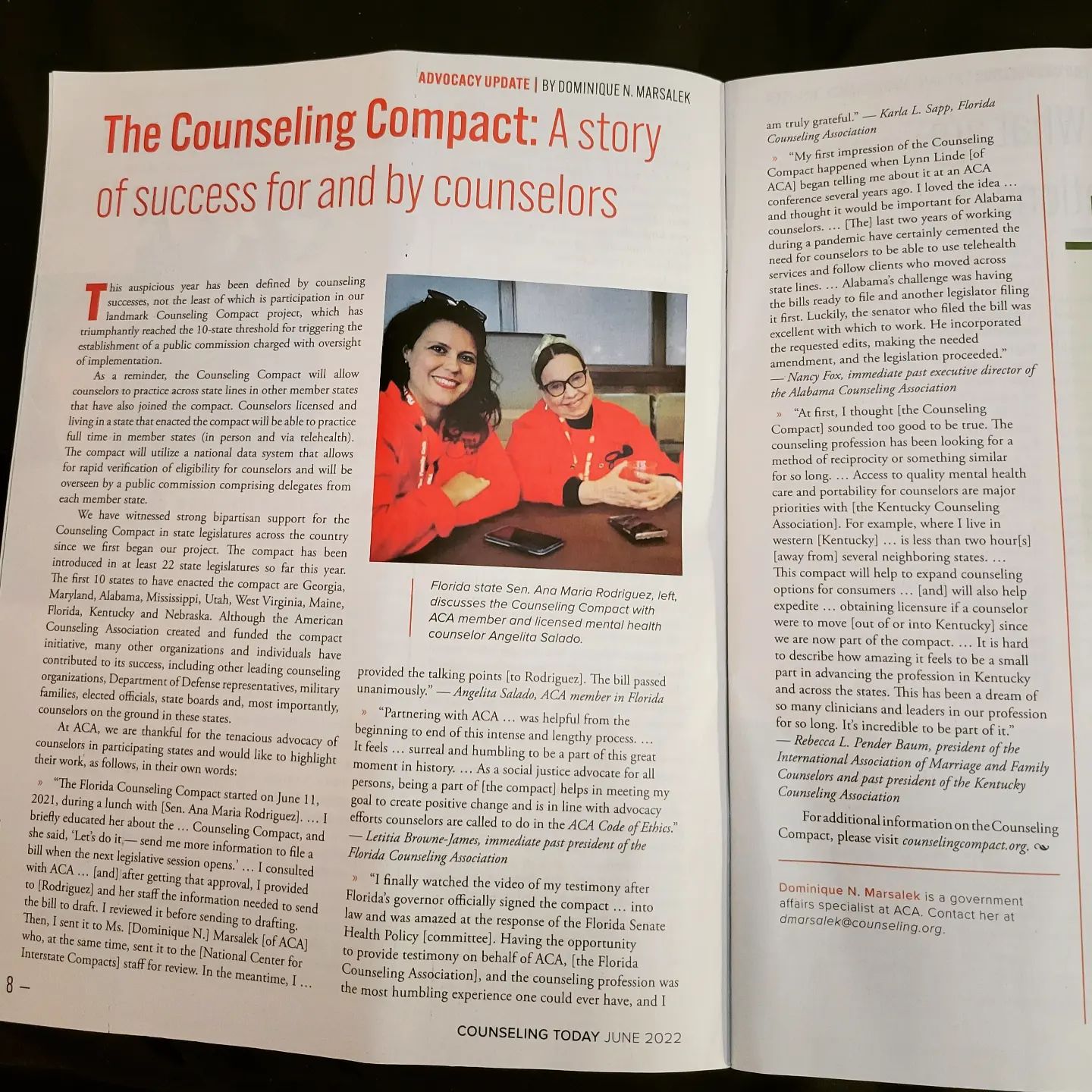 The Counselor Compact: A Story of Success for and by Counselors – June ...